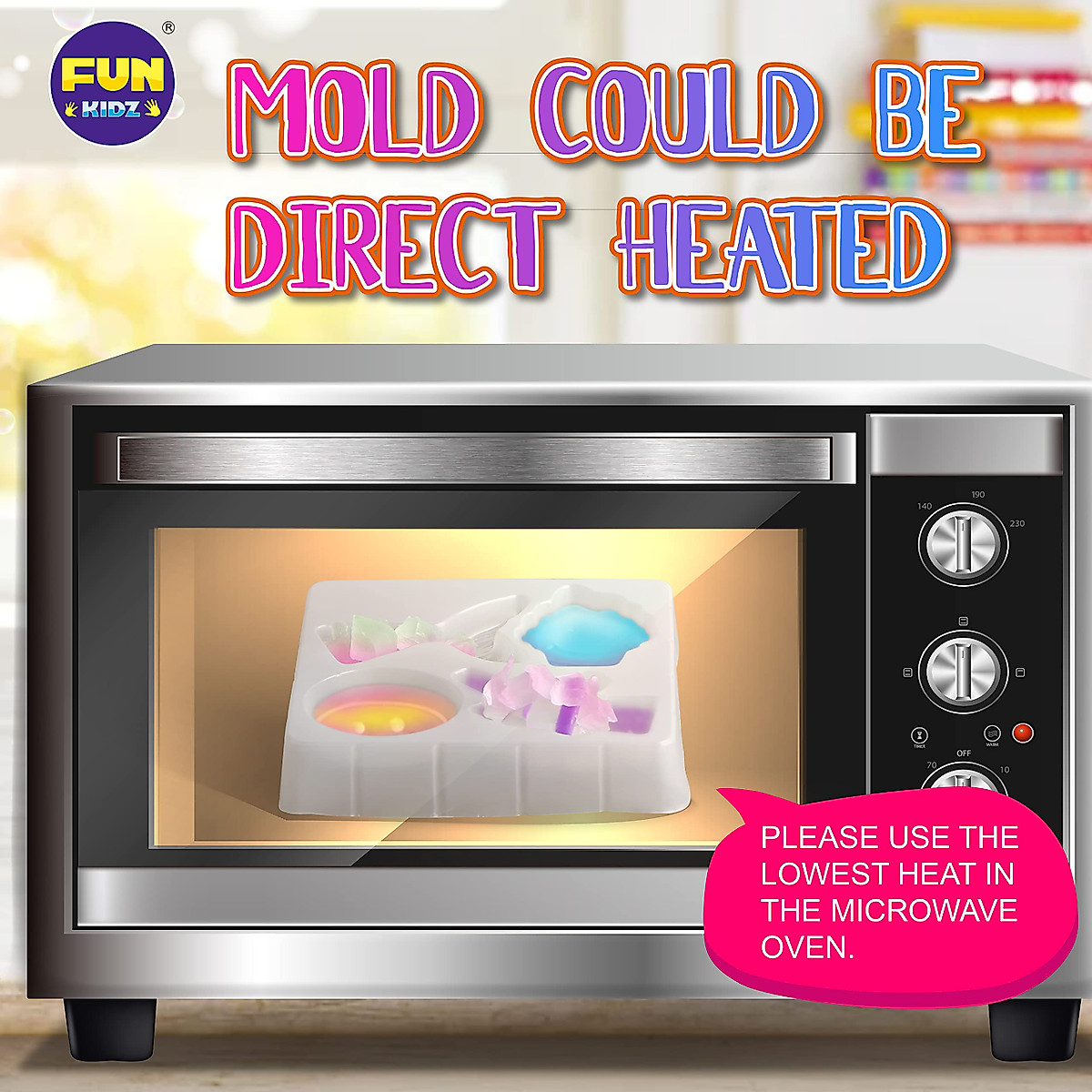 Kid Soap Kit, FunKidz Soap Making Kit for Kids for All Ages DIY Crafts Kits STEM Science Activity Gift for Girls and Boys