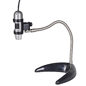 Dino-Lite AM4111T-MS22B 1.3MP 10x-50x, 220x Handheld Digital Microscope + Gooseneck Stand