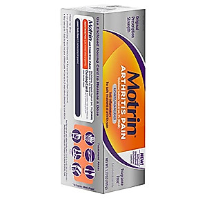 Motrin Arthritis Pain Relief Diclofenac Sodium Topical Gel 1%, Anti-Inflammatory Cream for Arthritis Pain in Hands, Wrists, Elbows, Knees, Feet & Ankles, NSAID Pain Relief Gel, 3.53 Oz