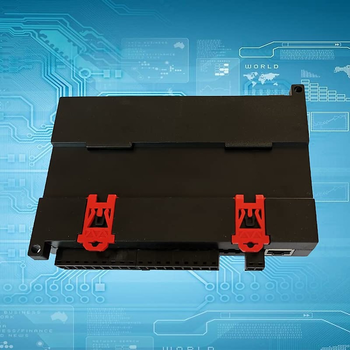 Davitu Motor Driver - 12-channel relay output, 16-channel digital input, RJ45 Ethernet Modbus TCP controller, compatible with RS485+232 - (Voltage: Ethernet)
