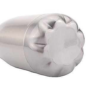 Gtell Double Wall 18/8 Stainless Steel Vacuum cola shape bottle, narrow mouth thermos flask keeping warm and cold 350ml 500ml 750ml 1000ml (350ml)