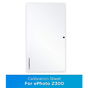 Plustek Calibration Control Sheet - for ePhoto Z300 Scanner only