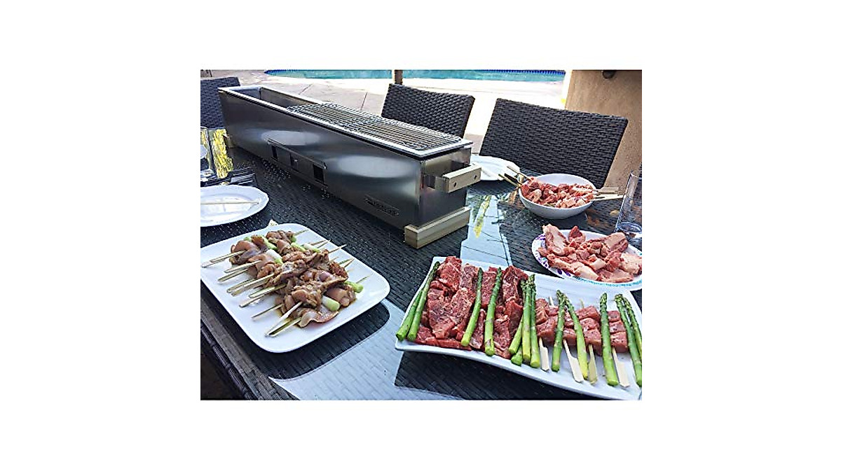 Bincho Grill GR915L: Top Yakitori Charcoal Grill