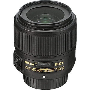 Nikon AF-S NIKKOR 35mm f/1.8G ED Fixed Zoom Lens with Auto Focus for Nikon DSLR Cameras