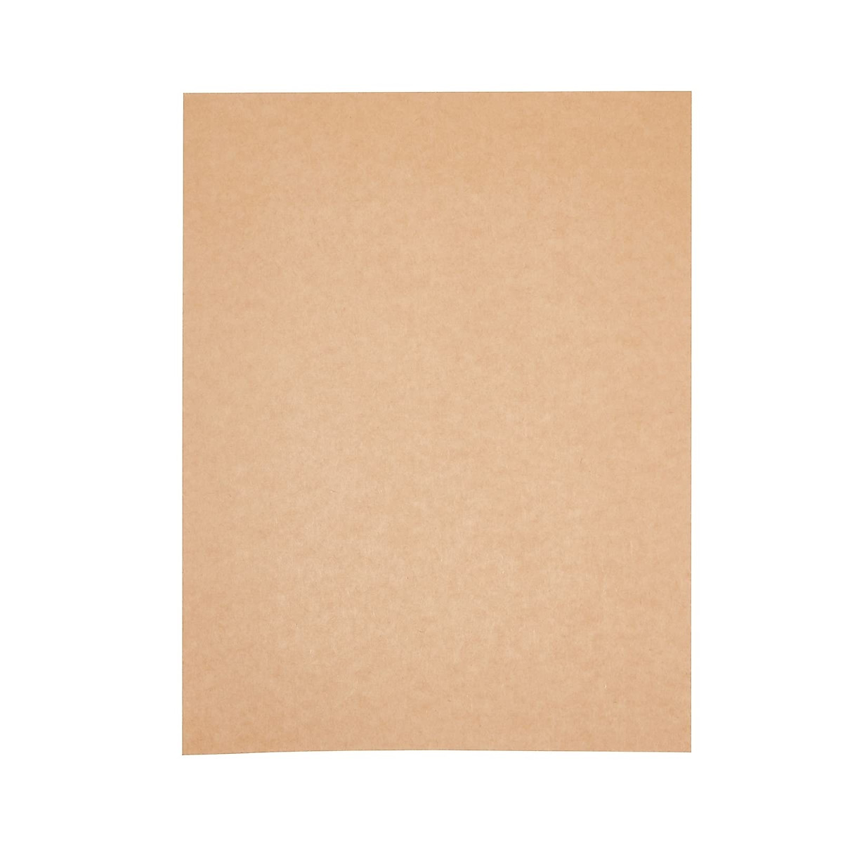 48 Sheets Brown Kraft Paper Material for Crafts, Party Invitations, Wedding, Letter Size (120 gsm, 8.5 x 11 In)