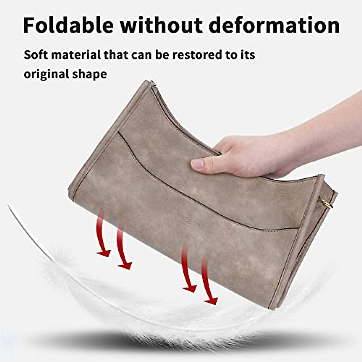 HKCLUF Crossbody Bag for Women,Vegan Leather Hobo Handbags Women Fashion Shoulder Bags Cross-body Bucket Purse with 2PCS Adjustable Guitar Strap(Apricot Pink)