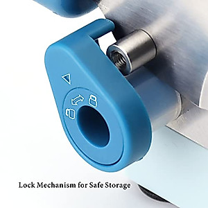 KITCHENDAO Multipurpose Cheese Slicer Cutter with Board for Arthritic and Weak Hands, Adjustable Thickness Dial for Block Cheese, Effortless Slicing, Guillotine Sausage Ham Biltong Jerky Slicer