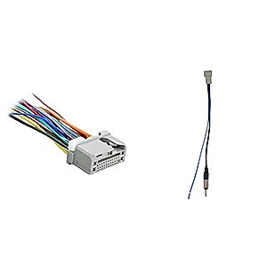 Metra 71-1729 Radio Wiring Harness for Honda 2008-Up & Electronics 40-HD10 Factory Antenna Cable to Aftermarket Radio Receivers for Select Honda/Acura Vehicles