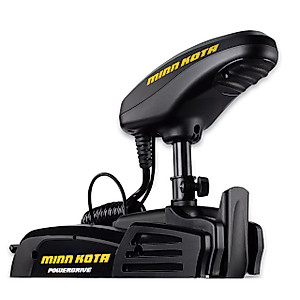 Minn Kota 1358749 PowerDrive Freshwater Electric-Steer Bow-Mount Trolling Motor with Universal Sonar 2, Digital Maximizer, & i-Pilot GPS, 55 lbs Thrust, 54" Shaft