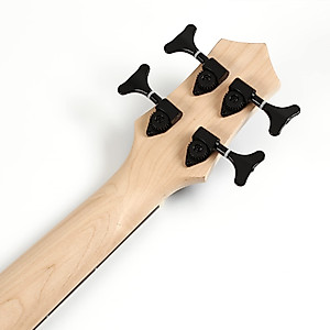 MiNi 4string ukulele electric bass with black color