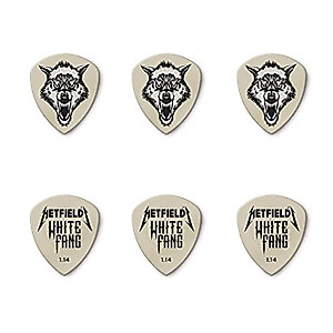 Jim Dunlop Hetfield's White Fang Custom 1.14mm Flow Guitar Pick Tin (PH122T114)