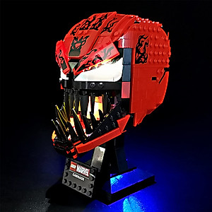 FRIFUN LED Light Set Compatible with Lego Carnage 76199 Building Model (NOT Included The Model Sets)