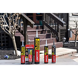 Loctite PL Premium Fast Grab Polyurethane Construction Adhesive, 10 fl oz, 1, Cartridge