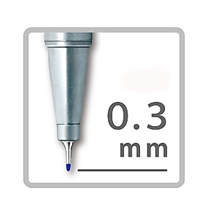 Staedtler Triplus Fineliner 0.3mm - Pack of Six (6 Red)