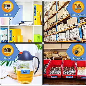 GREENCYCLE Compatible for Brother P-Touch TZe-551 TZe551 AZE Tape 24mm 0.94 Inch 1" Black on Blue Laminated Label Tape for PT2730 PT9600 PTD600VP PTD800W PTH500LI PTP700 PTP710BT PTP750W, 4 Pack