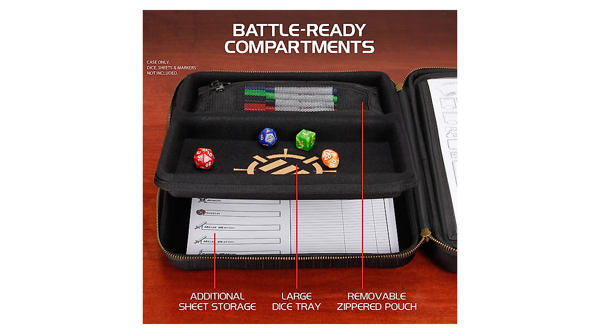 ENHANCE RPG Organizer Case | DND Binder & Character Storage