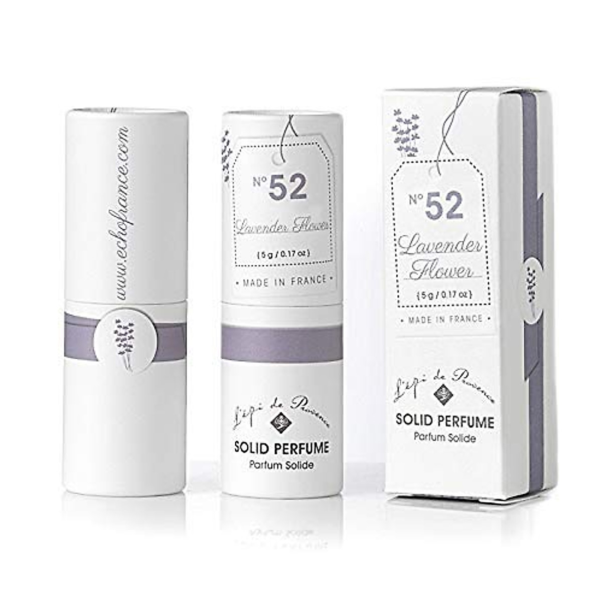 Perfume - Solid Twist up Wand -"No 52 Lavender Flower"