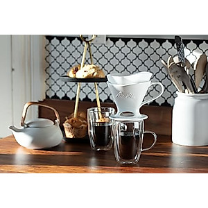 Melitta #4 Cone Coffee Filters, White, 100 Count (Pack of 6) 600 Total Filters Count - Packaging May Vary