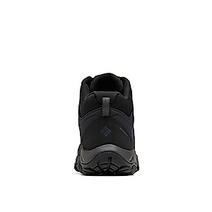 Columbia Men's Buxton Peak Mid II Hiking Shoe, Black/Shark, 13 Wide