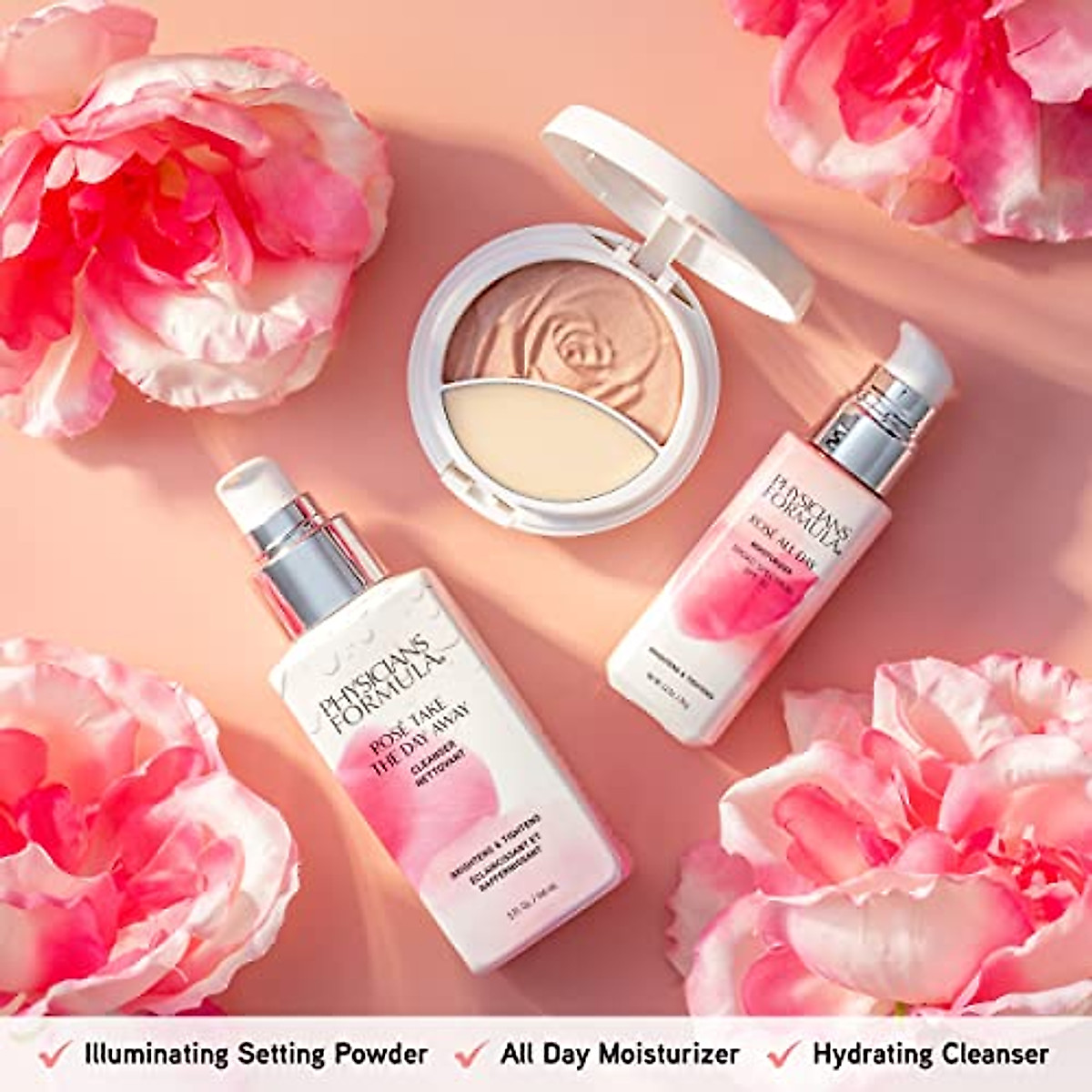 Physicians Formula Yes Way Rosé Balm, Brightening Rose, 0.94 Lbs