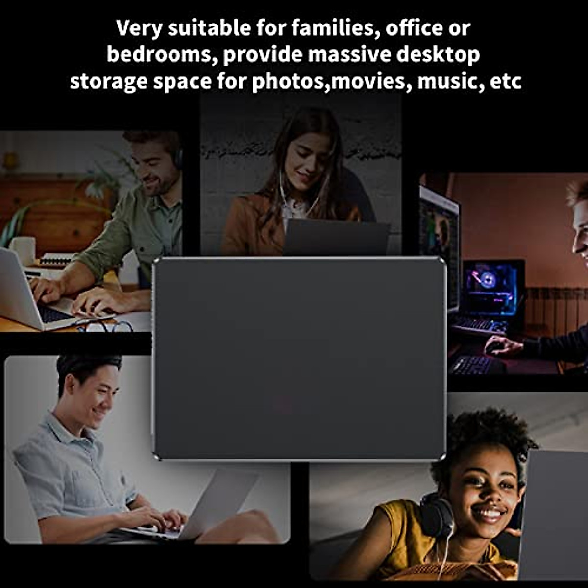 PUSOKEI External Solid State Drive, Mobile Solid State Disk 2.5 Inch Light Hard Drive for Desktop Laptop for OS X for XP for Win7 for Win8 for Win10 for Linux(120GB)