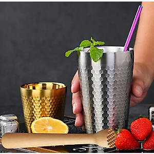 POFUIERKN Wooden Cocktail Muddler 9.8inch Long Muddler Cocktail Muddler Wood Bar Muddler Ice Crusher Bar Accessory for Making Cocktails and Juice Drinks Tools