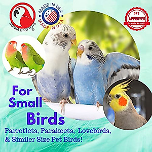 Bonka Bird Toys 1467 Ball Clanger Plastic Colorful Noisy Rattle Parrot Parrotlet Parakeet Budgie