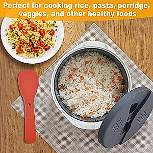 2L Microwave Rice Cooker, 7.3 x 7.3 x 5.1in Microwave Cookware, Food Grade PP Microwave Rice Cooker Steamer with Lid and Strainer, Microwave Rice Maker, Easy To Use(Orange)