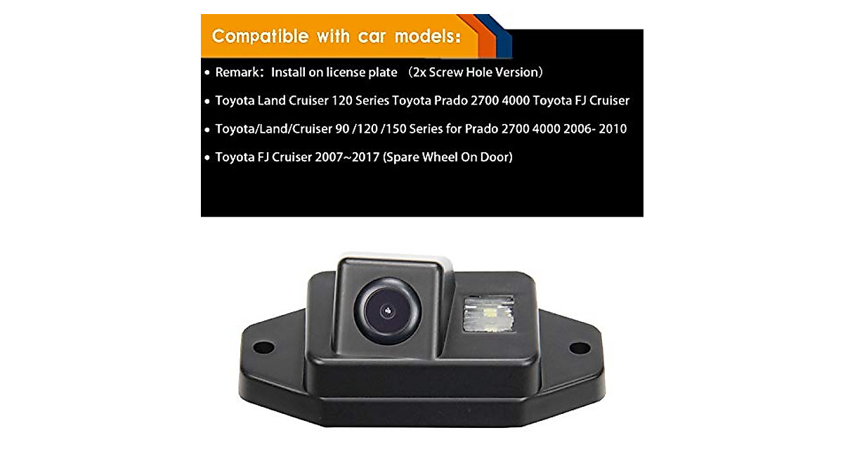 Misayaee HD Rear View Parking Camera for Toyota FJ Cruiser