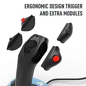 Thrustmaster TCA Officer Pack Airbus Edition: Ergonomic replicas of The World-Famous Airbus sidestick and Throttle Quadrant - Compatible with PC