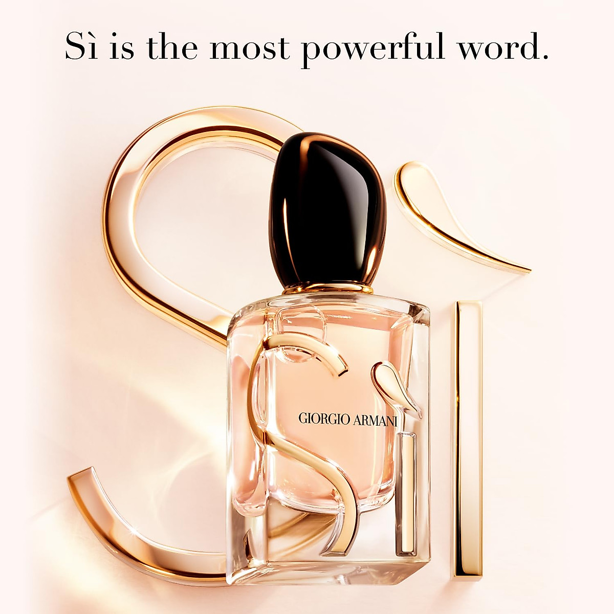 Armani Beauty - Sì - Eau de Parfum - Women's Perfume - Modern Chypre Fragrance - Blackcurrant Nectar, Rose De Mai & Freesia, Patchouli Notes - 1.0 Fl Oz