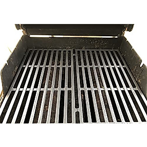 X Home Grill Grates Replacement for Weber Spirit E-210 S-210, Spirit 200 Series (Front-mounted Control) Gas Grill Replacement Parts, Cast Iron, 17.5 x 10.2 Inch, 2-Pack