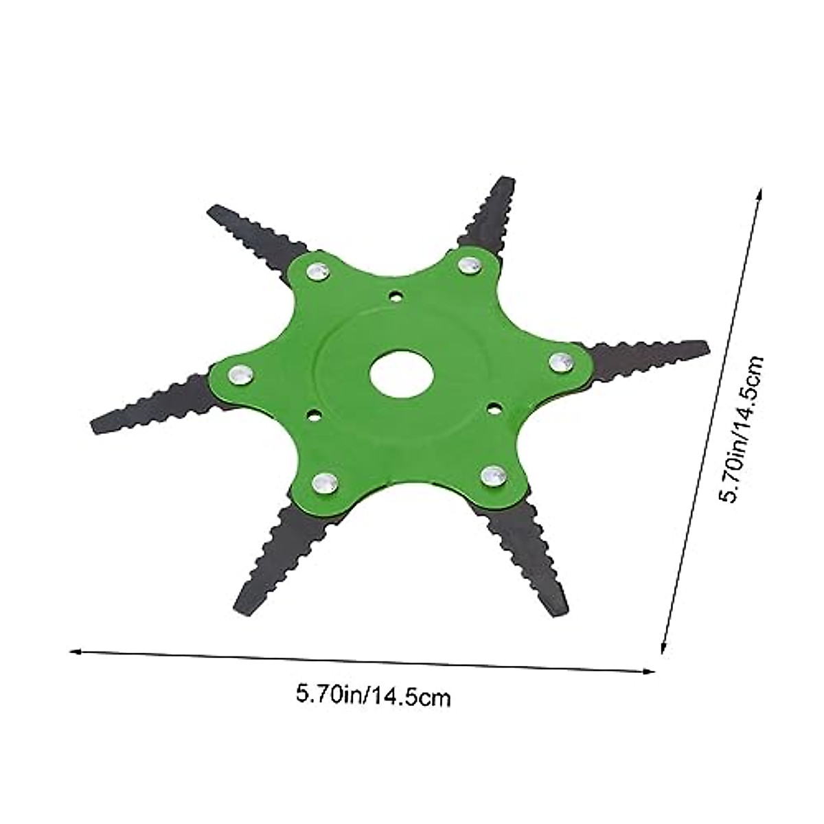 Yardwe Metal 1pc Metal Lawn Mower Lawn Mower Blade Grass Weeder Head Grass Jewelry Tray Colorful