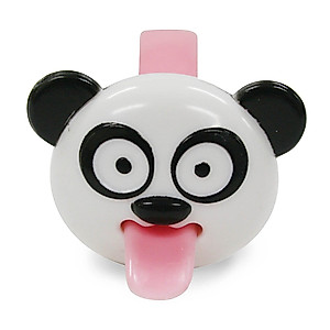 MSC International 38100 Joie Panda Bag Ties, Silicone, Set of 3, Bar Ties, Panda