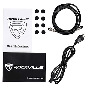 Rockville 2-Way 250W Active/Powered USB Studio Monitor Speakers Pair, 5.25 inch (APM5W)