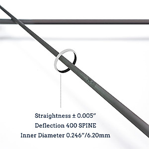 MS Jumpper Archery Carbon Arrows, High Percentage Carbon-Fiber Arrow Spine 400 with 4" Real Feathers 100 Grain Points for Hunting/Targeting Compound/Recurve/Long Bow 6Pack (30inch)