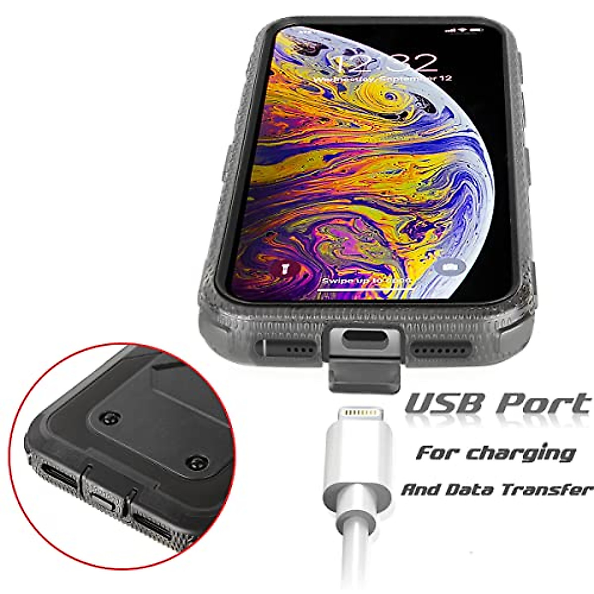 Asuwish Phone Case for LG V60 ThinQ V60ThinQ 5G G9 Thin Q Cover Hybrid Rugged Shockproof Hard Drop Proof Full Body Protective Heavy Duty Mobile Cell Accessories LGV60 V 60 60ThinQ 60V Women Men Black