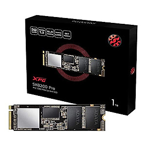 ADATA XPG SX8200 Pro 1TB 3D NAND NVMe Gen3x4 PCIe M.2 2280 Solid State Drive R/W 3500/3000MB/s SSD (ASX8200PNP-1TT-C)