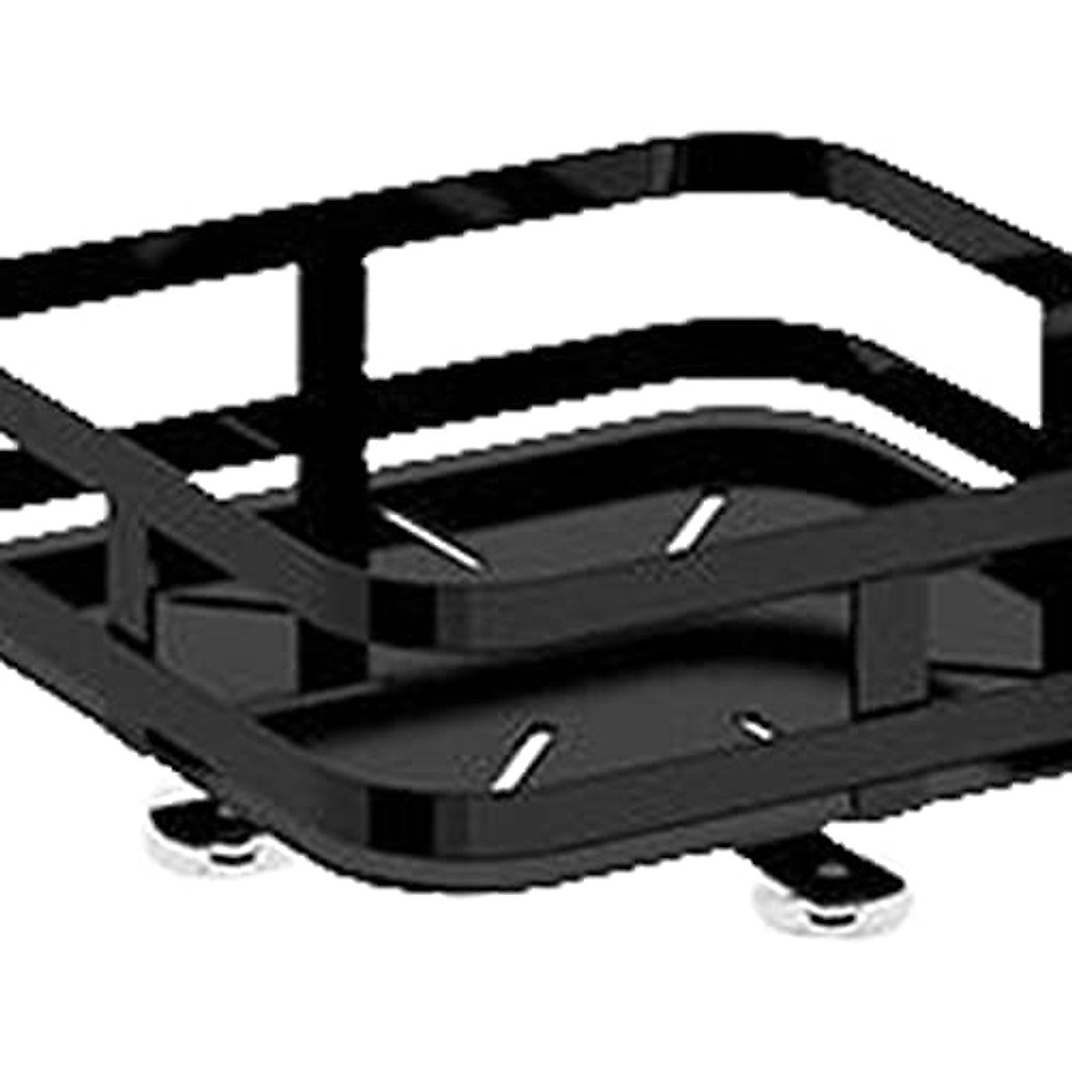 Fenteer Turntable Spice Rack Lazy Susan,360°Rotating Spice Racks for Kitchen Cabinet,Turntable Organizer for Cupboard, Refrigerator, Bathroom, Cosmetic, Table, Square 1 Tier