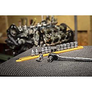 GEARWRENCH 14 Pc. 3/8" Drive 6 Pt. Standard Socket Set, Metric - 80552