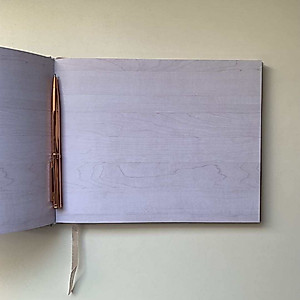 Wedding Guest Book: Grey Guest Book with 100 Pages/50 Sheets, Wedding guestbook with a Grey Hard Cover Board, and Rose Gold Stamping, Sign in Guest Book, Guest Book for Weddings, Baby Showers etc.
