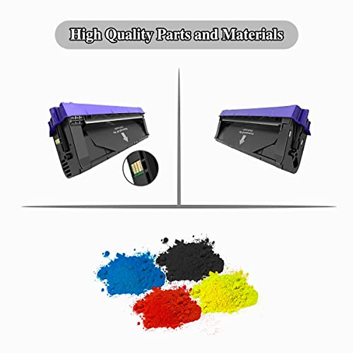 4 Colors Compatible Toner Cartridges Print Cartridges M C250 P C300 P C301 C250H C300W High Capacity 6900 Pages for Black & 6300 Pages for CMY TOPRINT for Ricoh M C250FW, M C250FWB, P C300W, P C301W