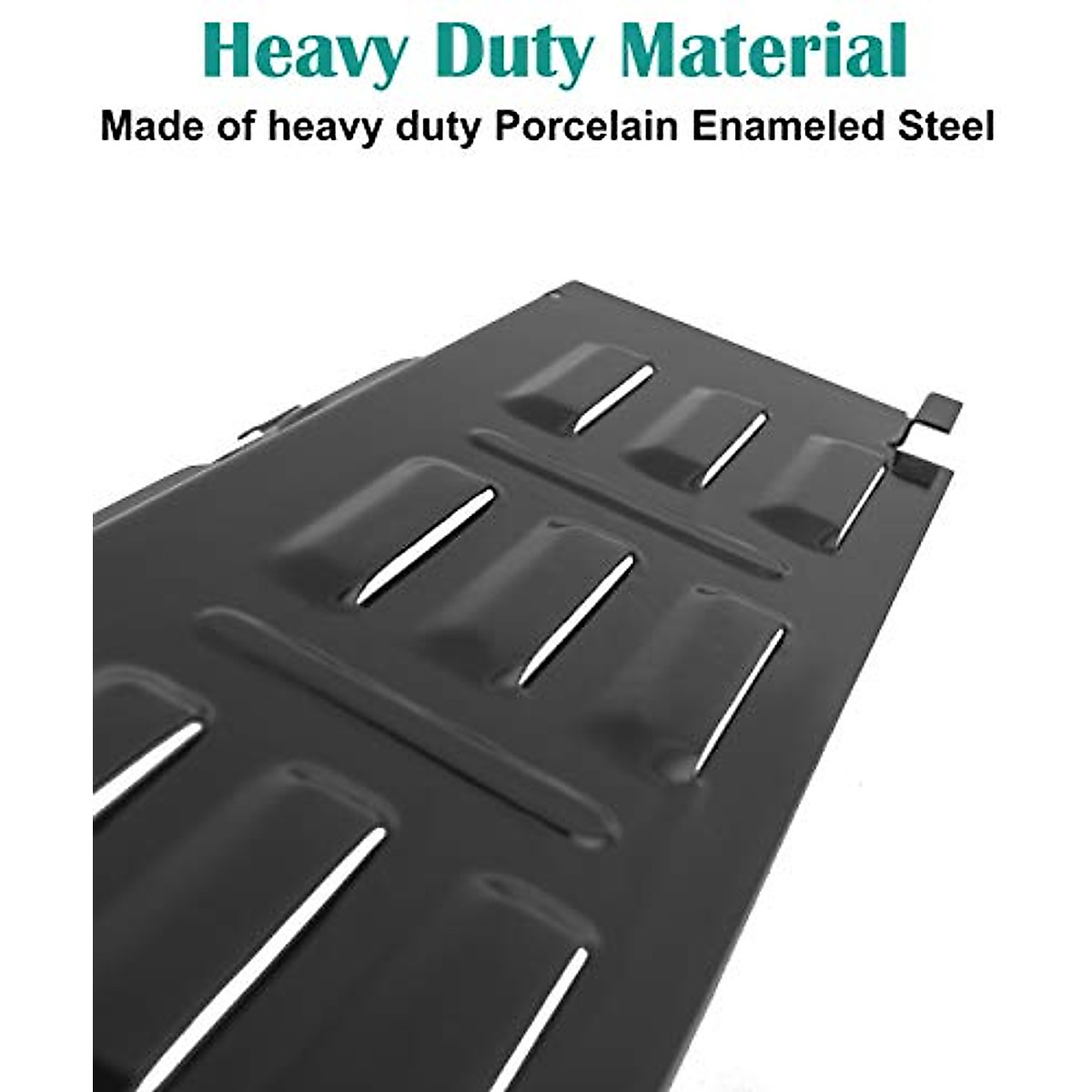 EasiBBQ 9201 Porcelain Enameled Flavorizer Bar and 80631 Stainless Steel Grill Grate, Flavorizer Bar for Weber Go-Anywhere Gas Grill, Grill Grate for Weber Go-Anywhere Gas and Charcoal Grill