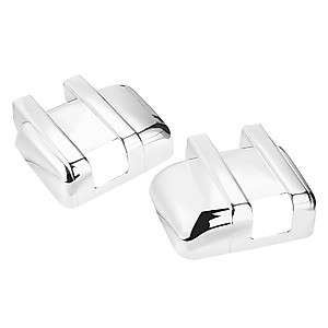 X AUTOHAUX Pair Chrome ABS Side Door Full Mirror Covers for Ford F250 F350 F450 Super-Duty 2008-2016