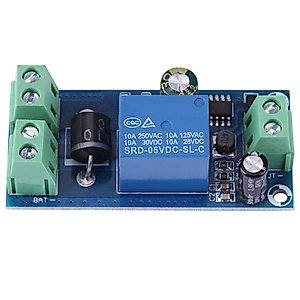 DC Backup Battery Switching Module, 5V~48V 10A Battery Charging Automatic Switch Adapter, Emergency Power Controller Module