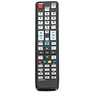 AA59-00443A Replacement Remote Control fit for Samsung TV UN32D6000 UN40D6000 UN46D6000 UN55D6000 UN40D6050 UN46D6050 UN55D6050 UN32D6000SF UN40D6000SF UN46D6000SF UN55D6000SF AA59-00442A AA59-00441