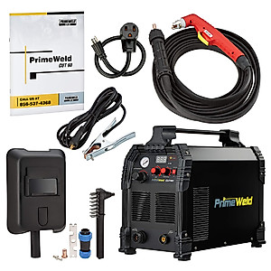 PRIMEWELD CUT60 60Amp Non-Touch Pilot Arc PT60 Torch Plasma Cutter 110V/220V Dual Voltage 3 Year Warranty