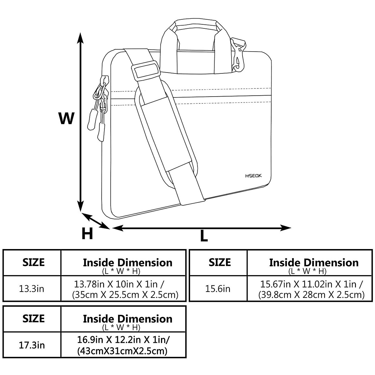 Laptop Shoulder Bag 13 13.3 14 Inch Case Compatible with MacBook Pro 14 2025-2021 M4/M3/M2/M1, Mac Air/pro 13-13.3 Inch and Most Popular 13-14 Notebooks,Spill-Resistant Briefcase, Black