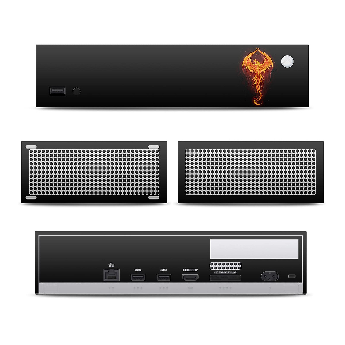 Head Case Designs Officially Licensed Christos Karapanos Dragon Phoenix Art Mix Vinyl Sticker Gaming Skin Decal Cover Compatible With Xbox Series S Console