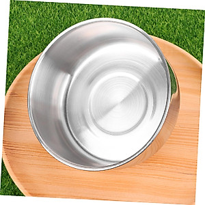 SEWOART Parrot Perches Stand Feeder Parrot Bowl Bunny Feeder Out Door Toys Rat Cage Bird Cage Waterer Parrot Feeding Cups Bird Waterer Pigeon Food Pet Bird Supplies Bird Food Bowl Silver